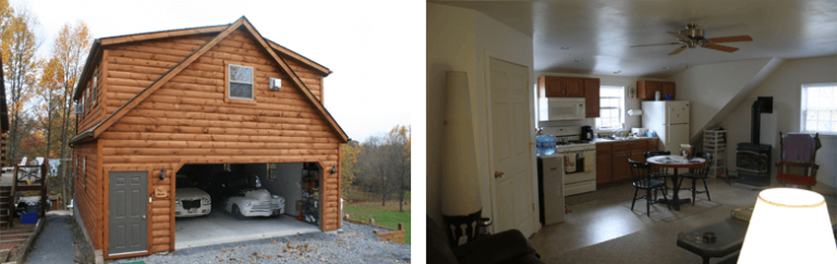 Garages with Lofts - Man Cave Garages | Horizon Structures