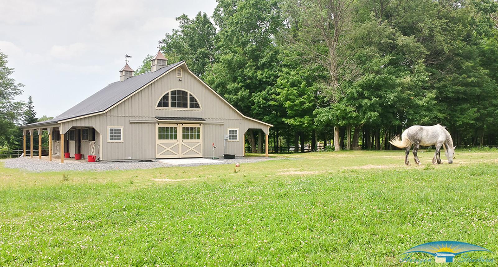 Modular Barns| Prefab Loft Barns | Horizon Structures