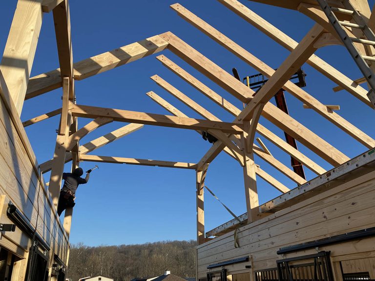 Timber Frame Barns | Prefab Wood Barns | Horizon Structures