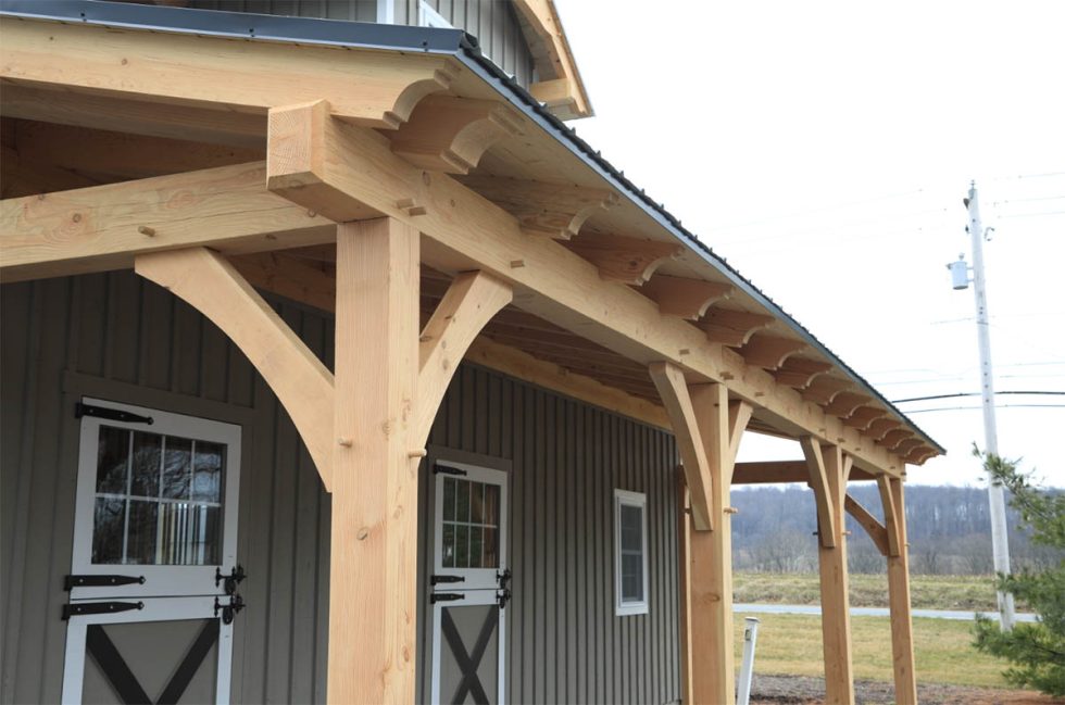 Timber Frame Barns | Prefab Wood Barns | Horizon Structures