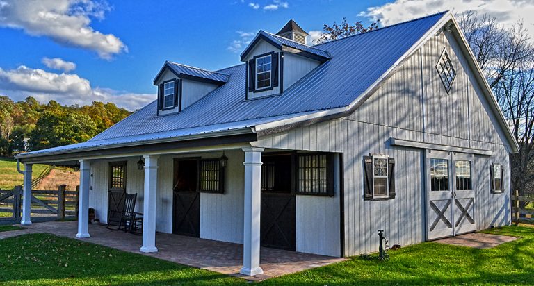 Barn Overhangs | Horse Lean-Tos | Horizon Structures
