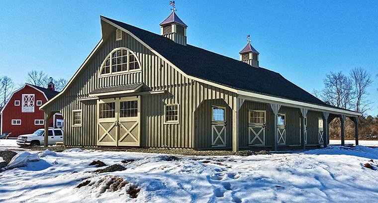 Modular Barns| Prefab Loft Barns | Horizon Structures