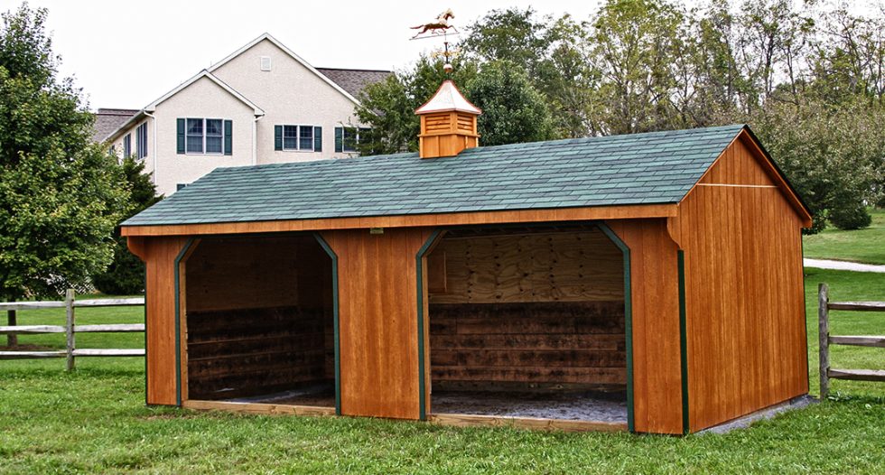 Equine Run-In Sheds | Open Front Horse Shelters | Horizon Structures