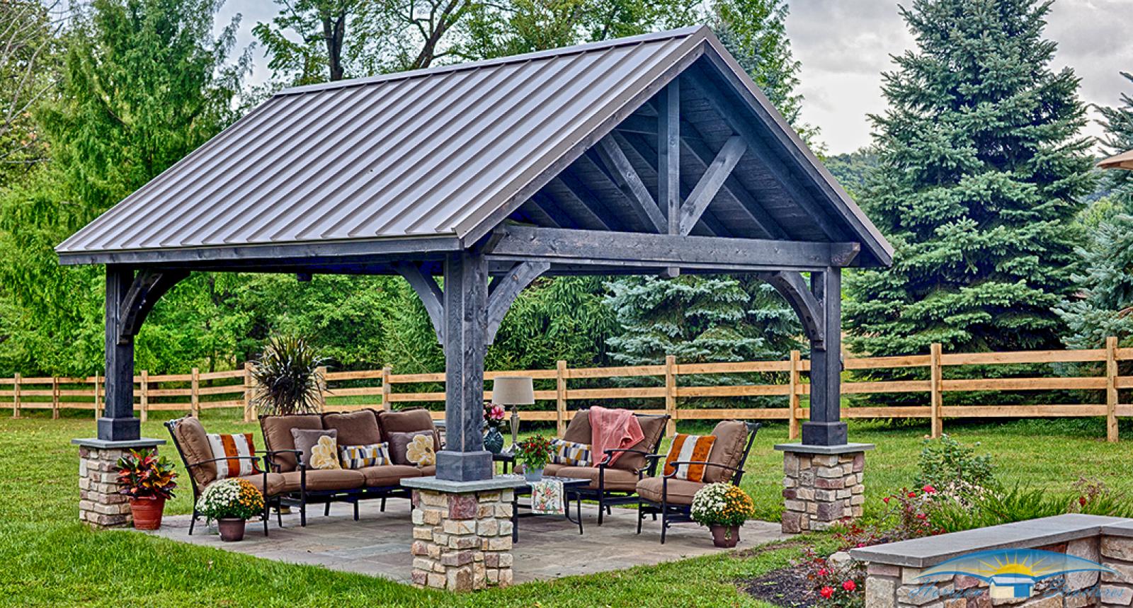 Outdoor Pavilions | Prefab Wood & Vinyl Pavilions