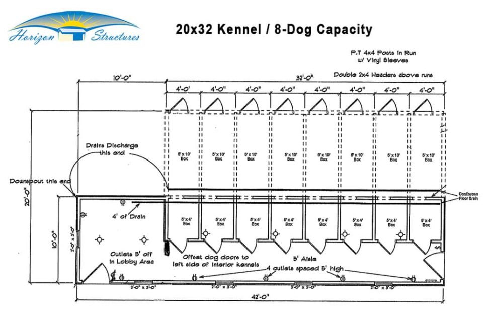 Hillview Kennels Warsaw NY | Custom Bulldog Barn Kennels