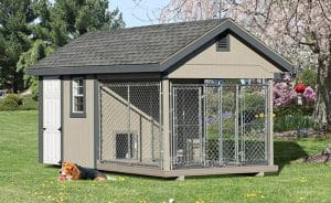 Dog Houses with Runs | Horizon Structures Dog Kennels