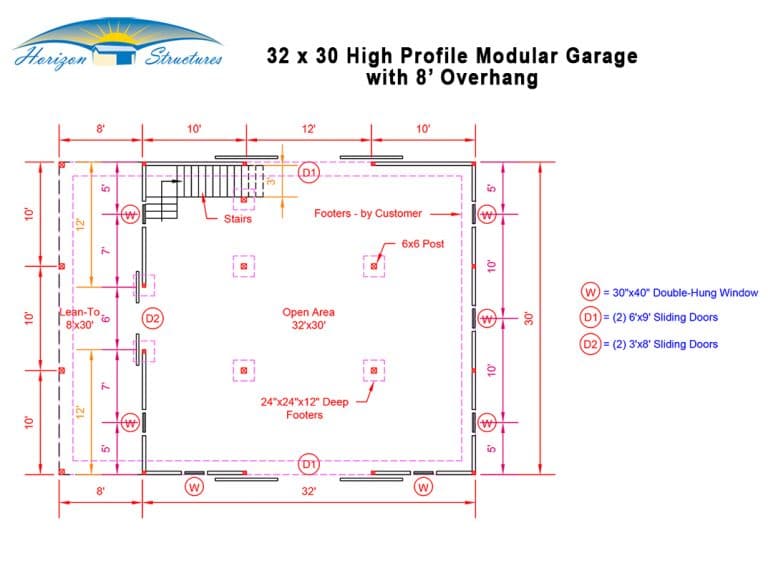 Prefab Loft Barns | Modular Barns with Living Quarters | Horizon Structures