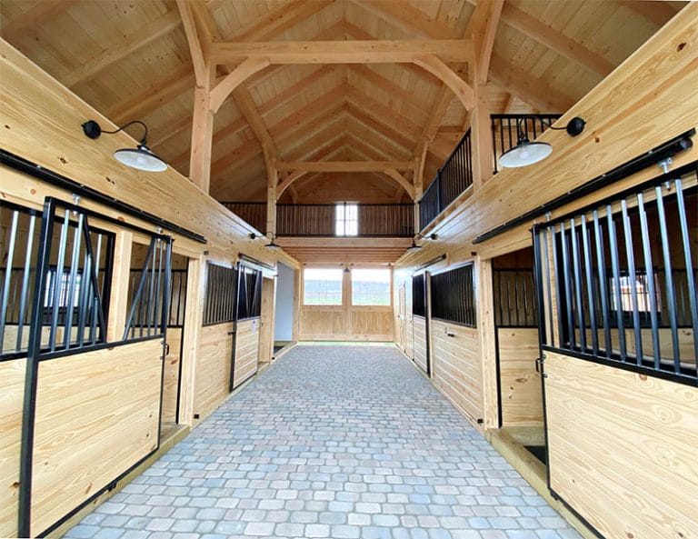 Traditional Timber Frame Horse Barns Revisited | Horizon Structures
