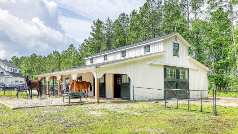 Horse Barns for Sale | Amish-Built Prefab Horse Stables | Horizon ...