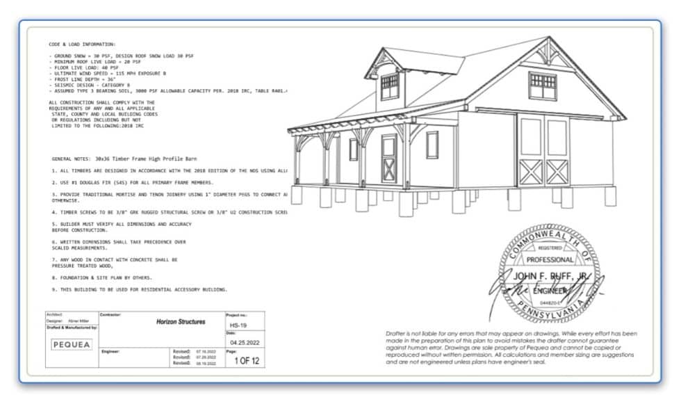Making Sense of Barn Building Plans | Horizon Structures