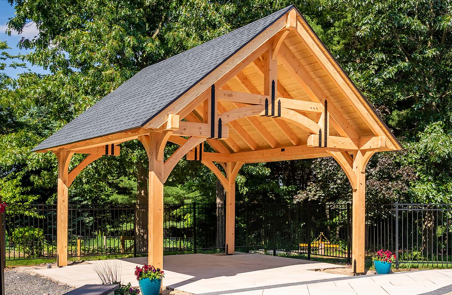 Cost to Build a Timber Frame Pavilion - Get a Quote