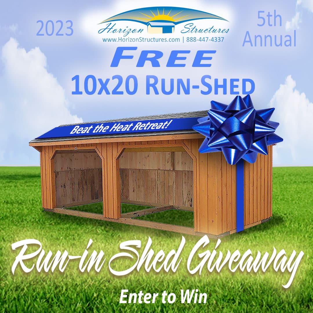Horizon Structures 2023 Run-In Shed Giveaway Influencer Part 2 | Horizon Structures