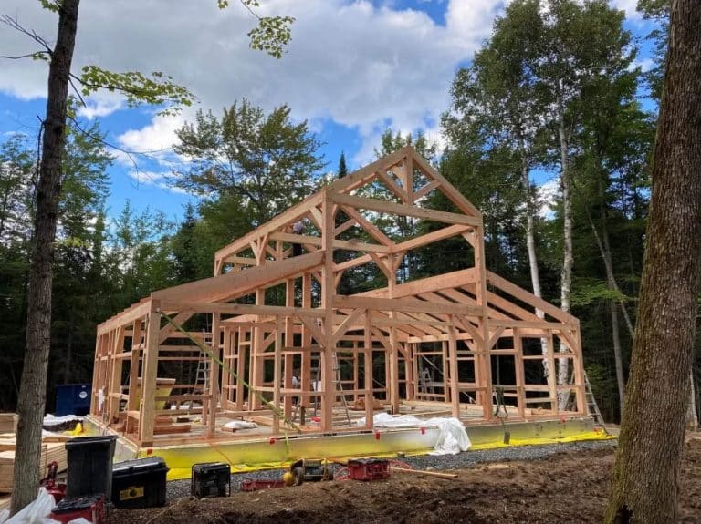 Timber Frame Monitor Barn Plans - Iconic Post & Beam Design