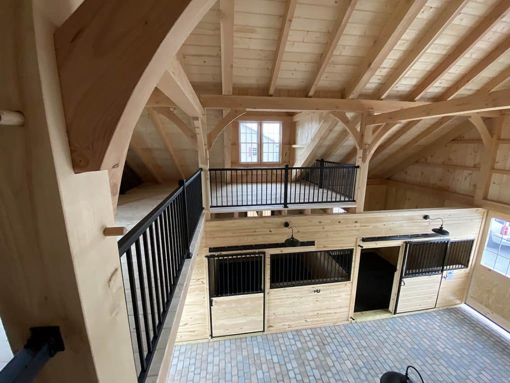Deluxe Timber Frame Horse Barns | Premium Barn Builds | Horizon Structures