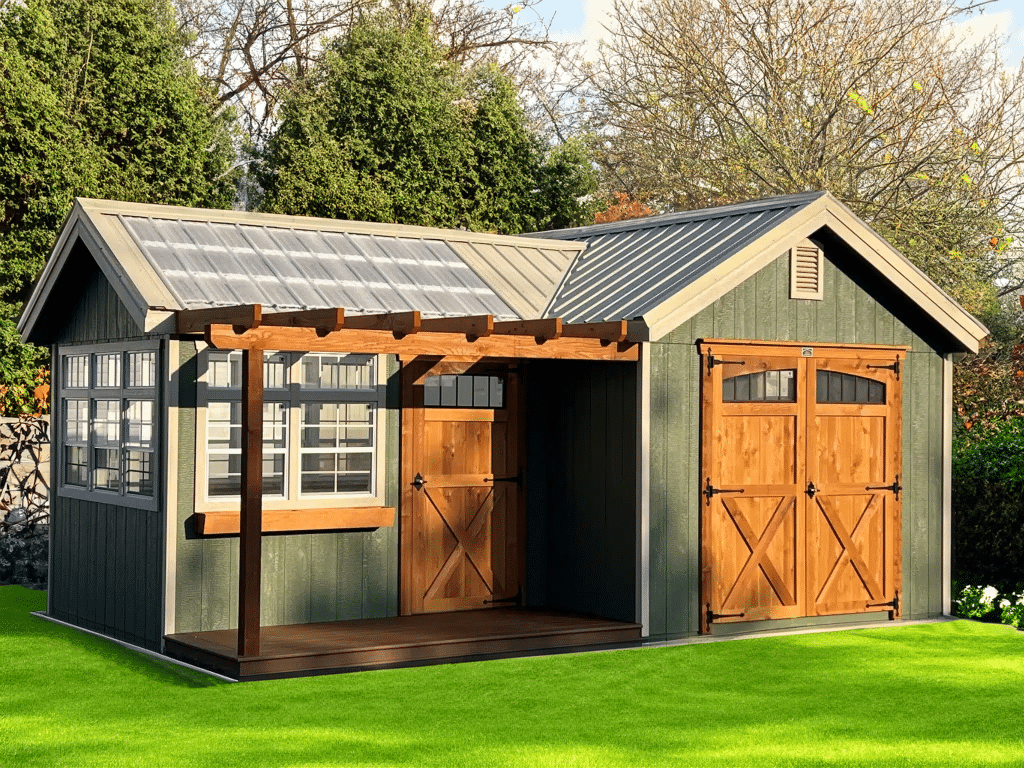 Greenhouse Tin Roof Cottage Outsunny Clear Polycarbonate Greenhouse