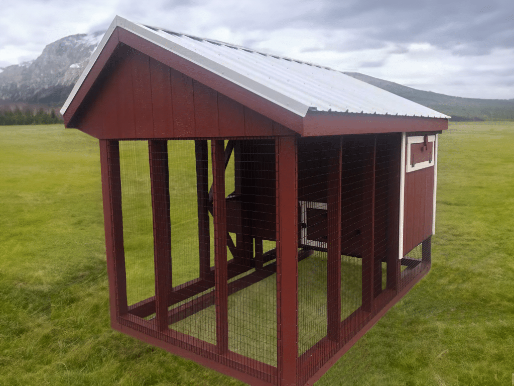 6x10 Quaker Combo - White Metal Roof - Located in Atglen, PA | Horizon ...