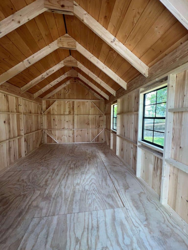 Timber Frame Shed 10×16 | Wood Garden Storage Building | Horizon Structures