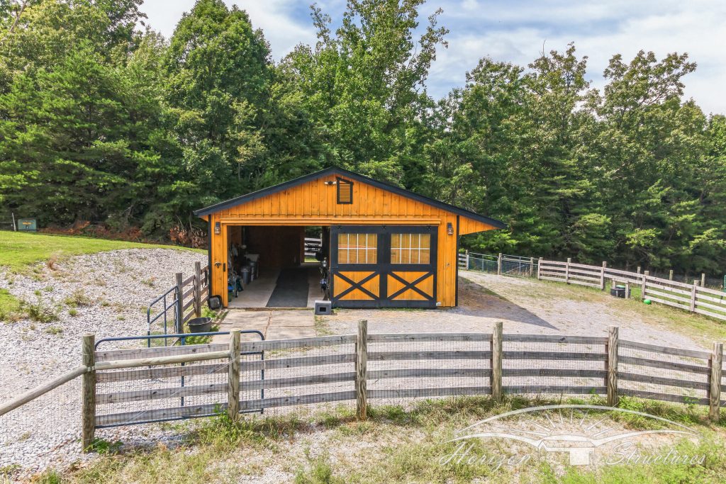 Barn in Tennessee - Parrottsville Double Wide Barn Project