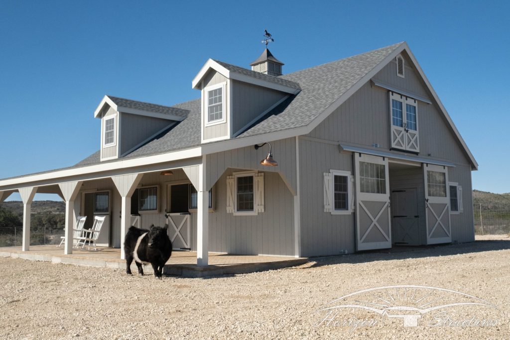 Bespoke Barn in Uvalde, TX - High Profile Ranch Style Barn