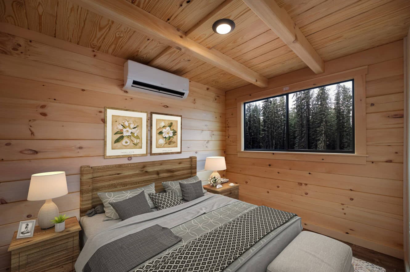 Natural Pine Interior for Your Barn - Pine Board Rooms