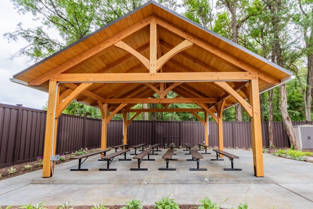 Timber Frame Outdoor Pavilion Kits | Timber Frame Structures