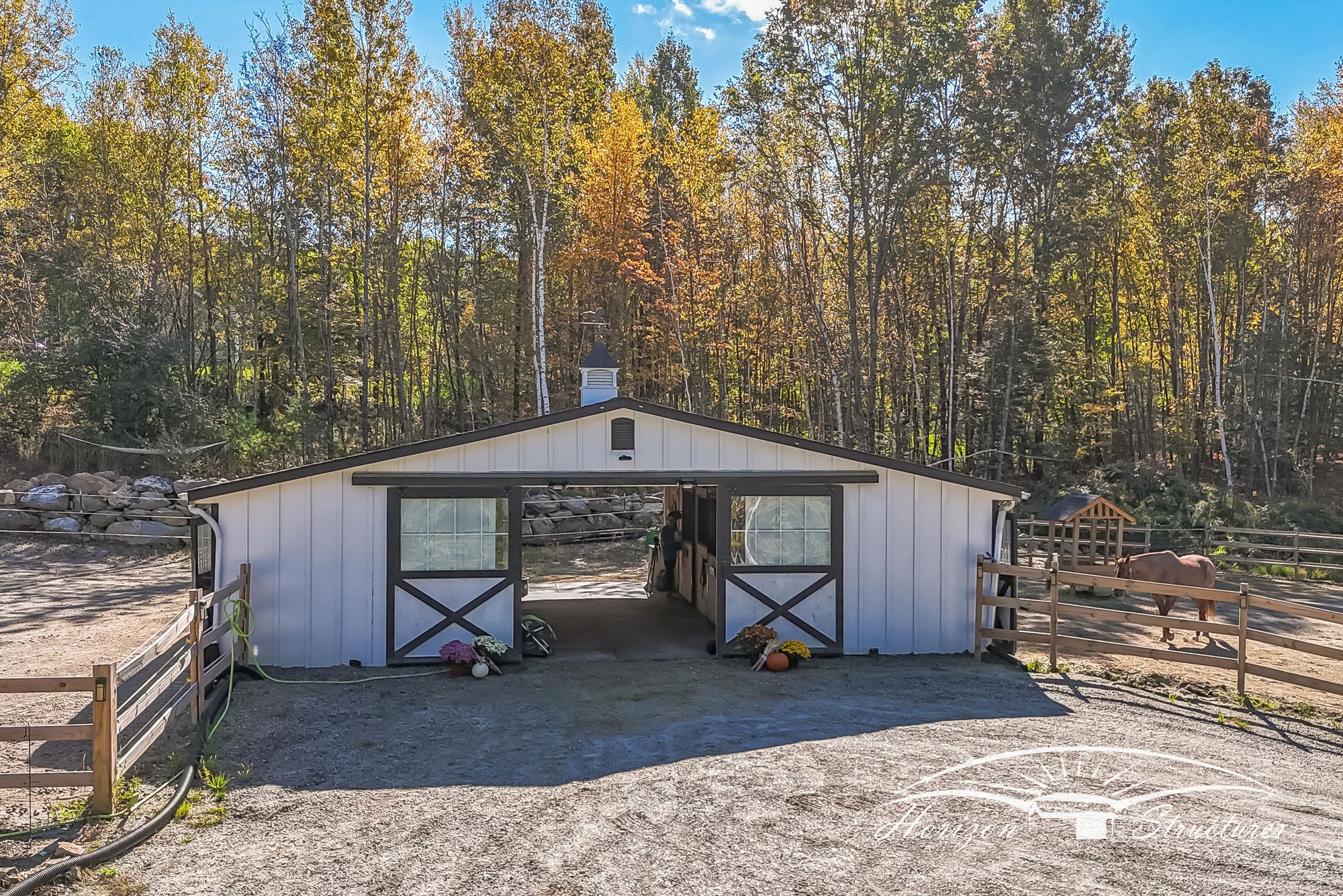 Loudon, New Hampshire Barn - Low Profile | Horizon Structures