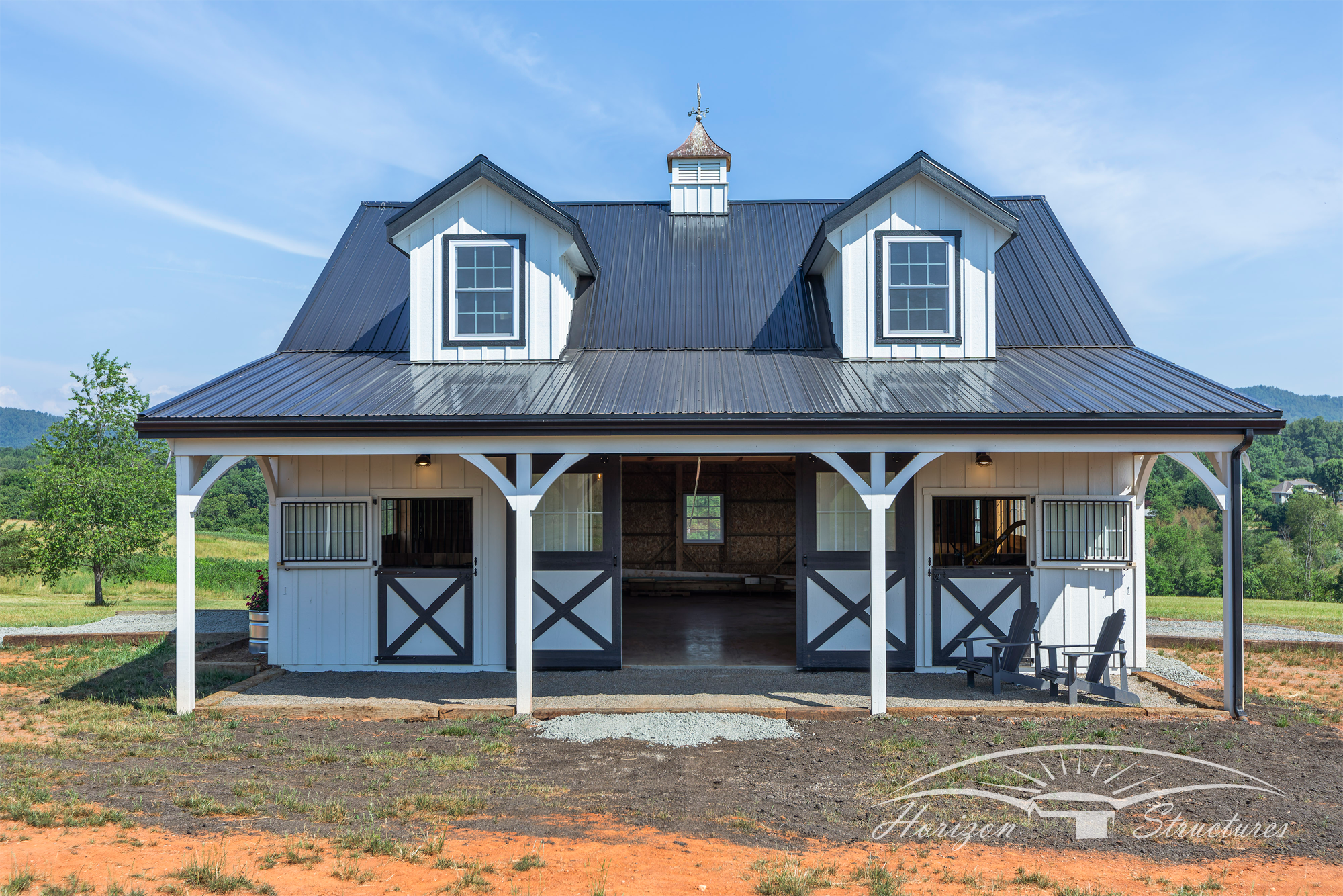 North Garden, Virginia Barn - High Profile Barn | Horizon Structures