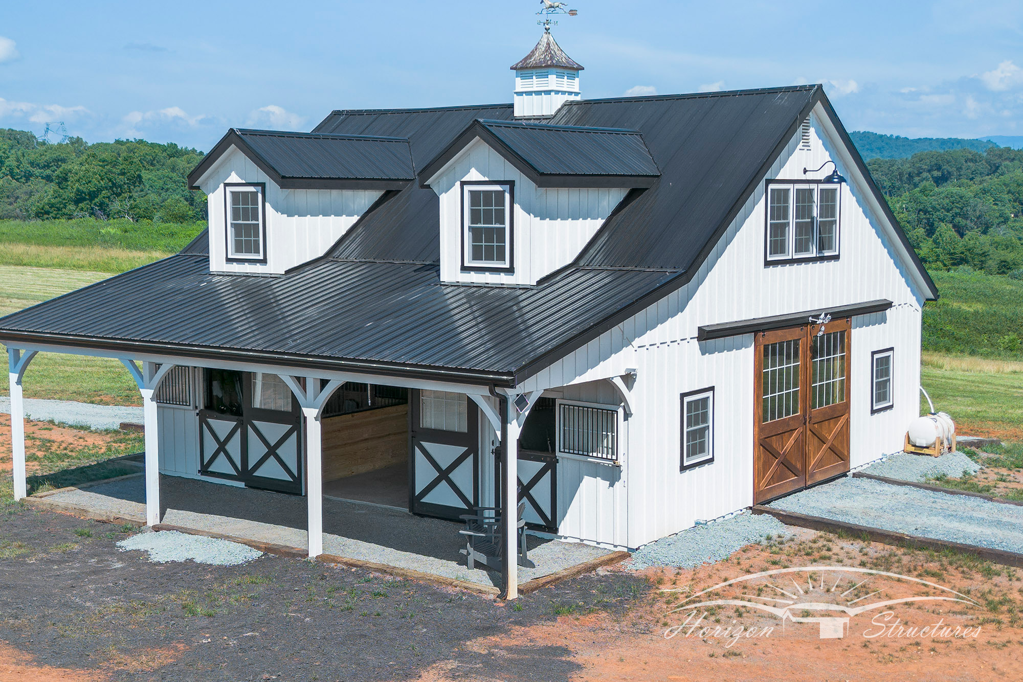 North Garden, Virginia Barn - High Profile Barn | Horizon Structures