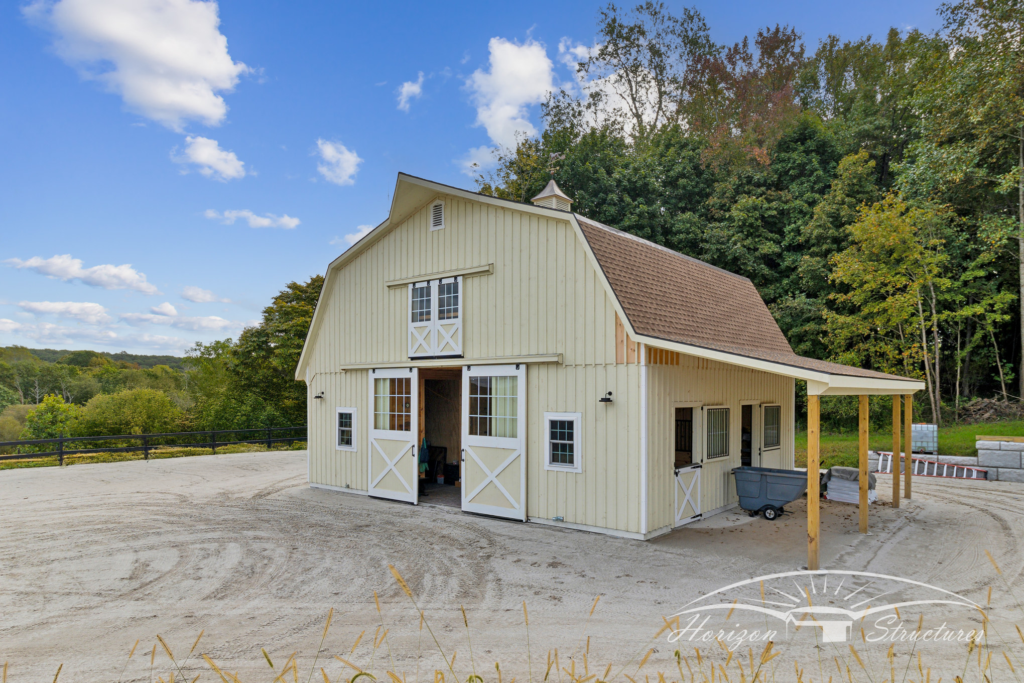Tiverton, Rhode Island Barn - Gambrel Barn | Horizon Structures
