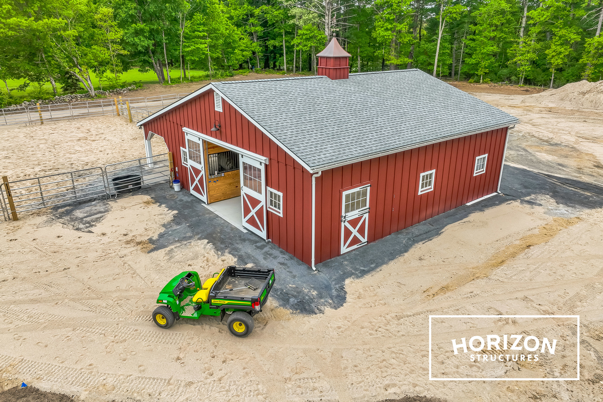 Middleborough, Massachusetts - Low Profile Barn | Horizon Structures
