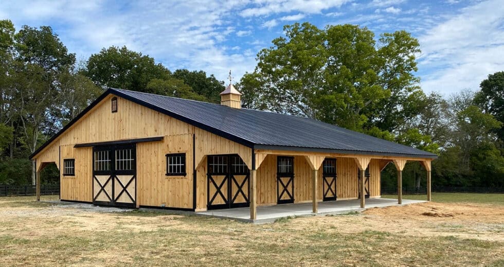 Loving the Low-Profile Horse Barn | Horizon Structures