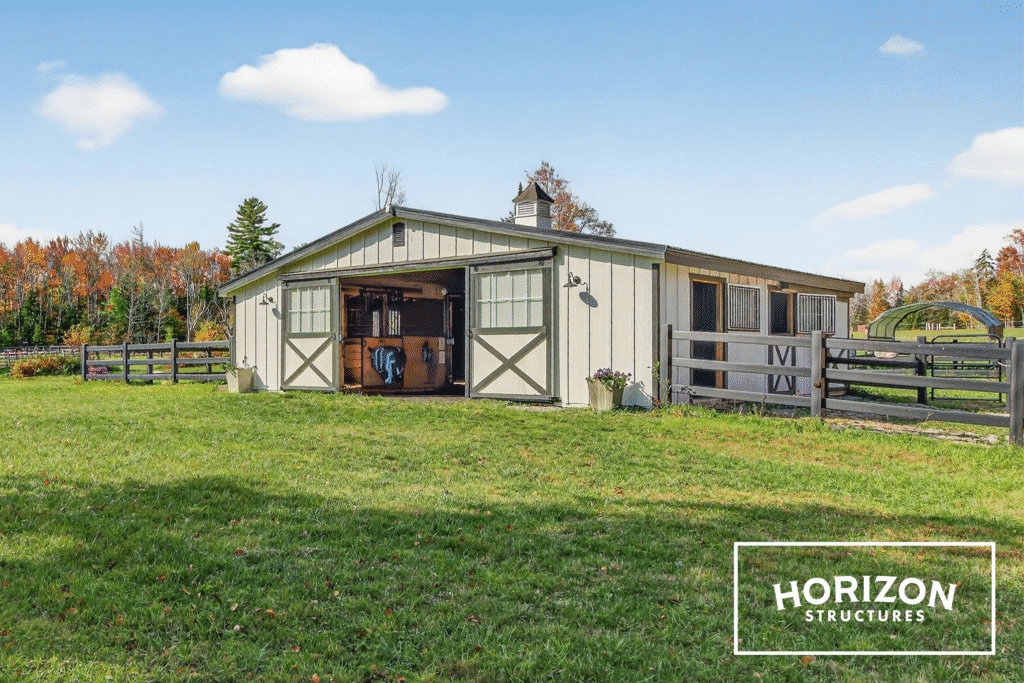 Weston, VT - Low Profile Barn | Horizon Structures