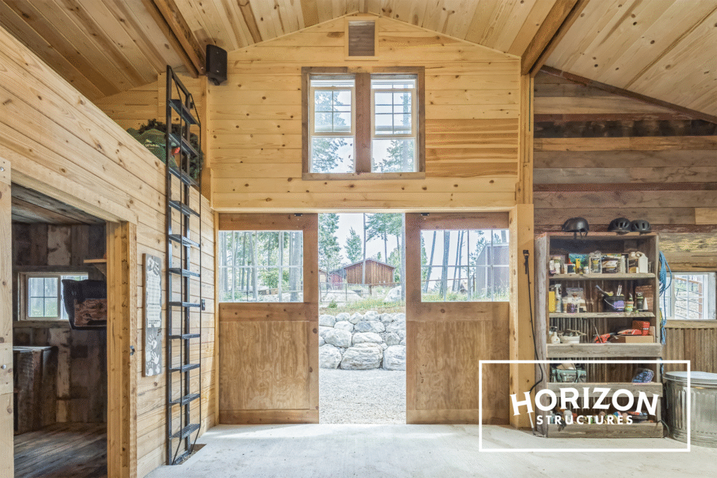 Lakeside, MT - Low Profile Barn | Horizon Structures