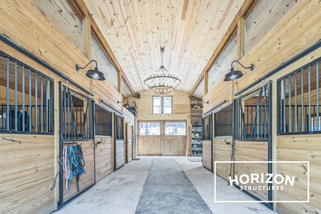 Lakeside, MT - Low Profile Barn | Horizon Structures