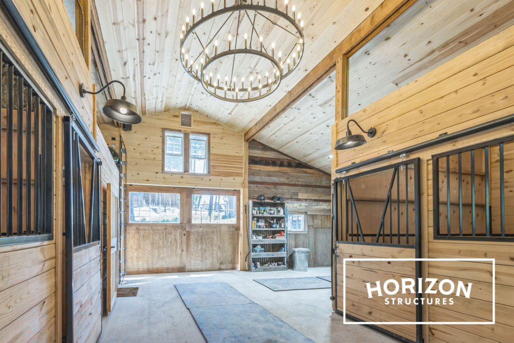 Lakeside, MT - Low Profile Barn | Horizon Structures